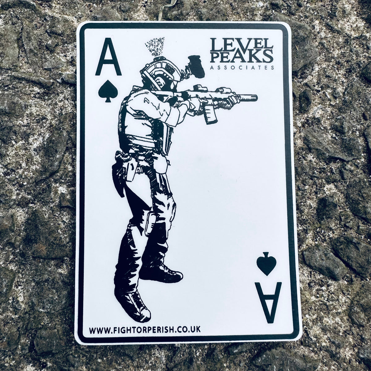 Level Peaks Operator Sticker – Fight Or Perish