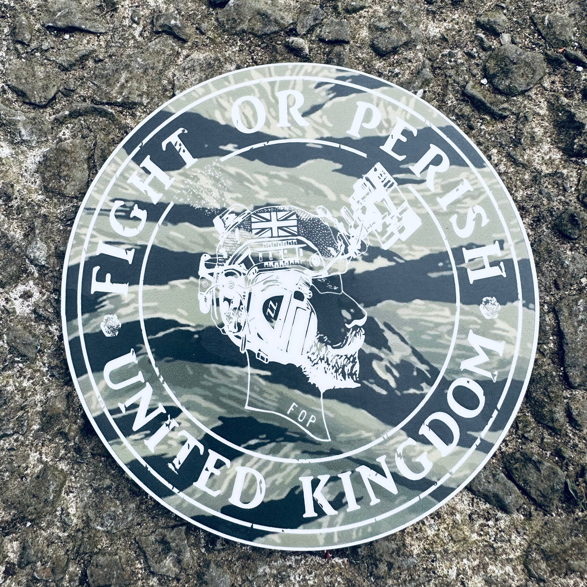 Fight or Perish Tiger Stripe Sticker – Fight Or Perish